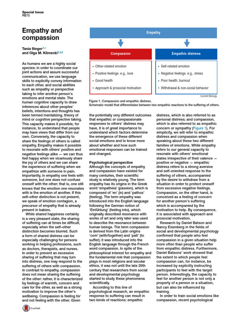 Empathy | PDF | Empathy | Compassion