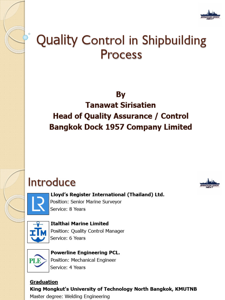 Shipbuilding Quality Control Standards | PDF | Nondestructive Testing ...