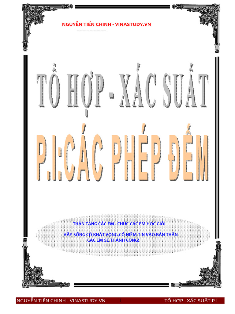 Mot So Bai Toan Ve Quy Tac Dem Nguyen Tien Chinh | PDF