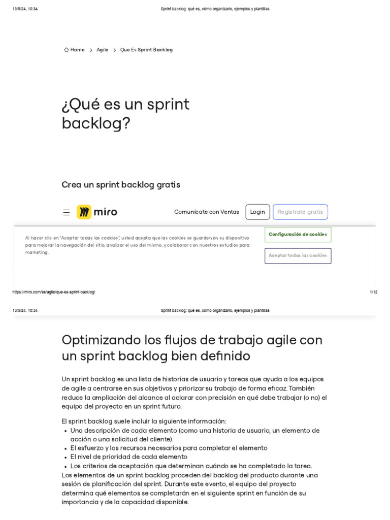 Sprint Backlog - Qué Es, Cómo Organizarlo, Ejemplos y Plantillas ...