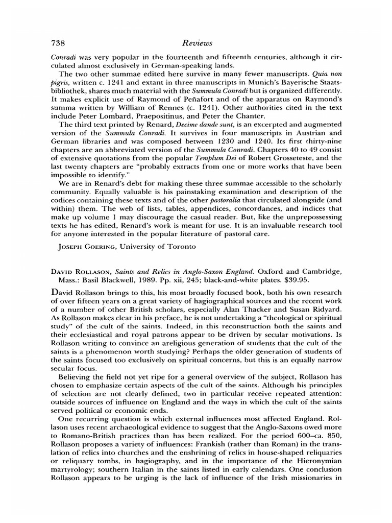 Medieval Pastoral Literature Analysis | PDF | Saint | Anglo Saxons