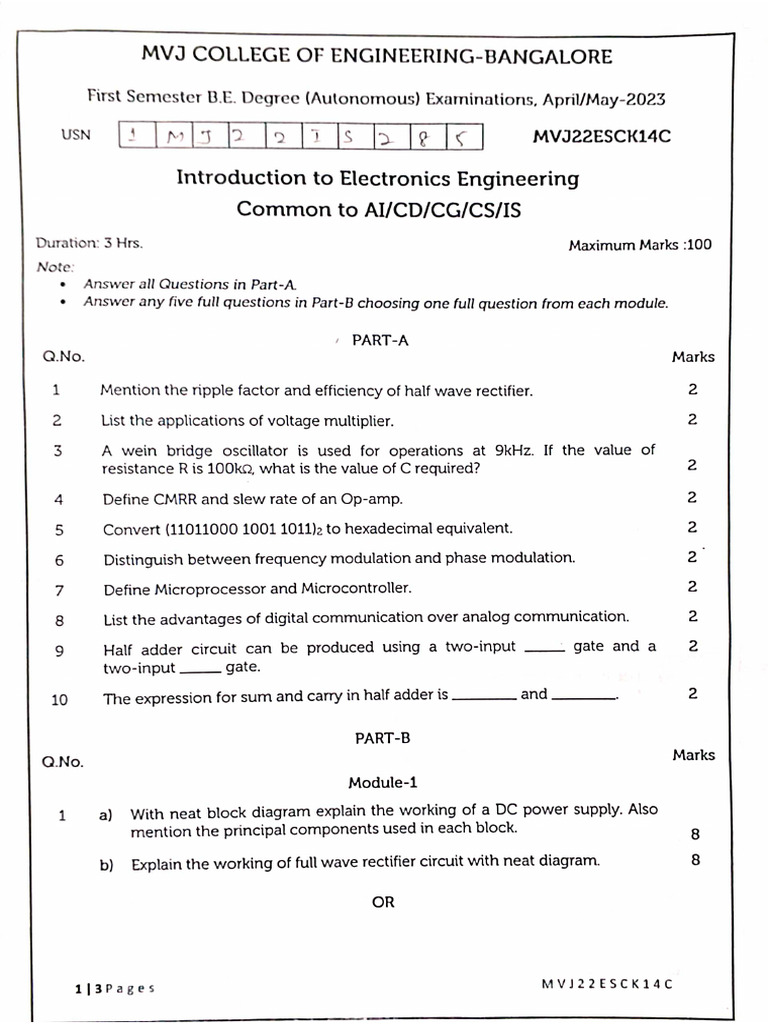 Basic Electronics | PDF