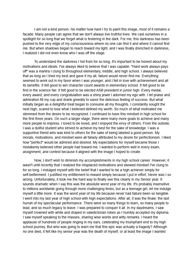 Senior Portfolio Pride Sample | PDF | Motivation | Motivational