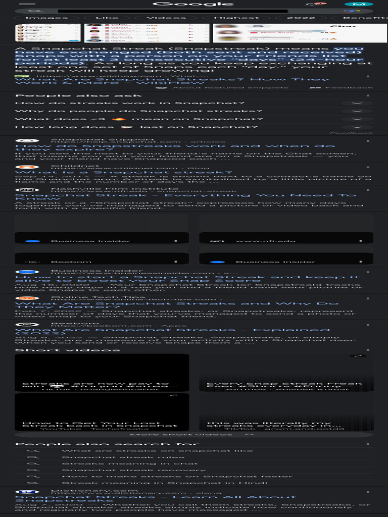 What Are Streaks on Snapchat - Google Search | PDF | Snapchat