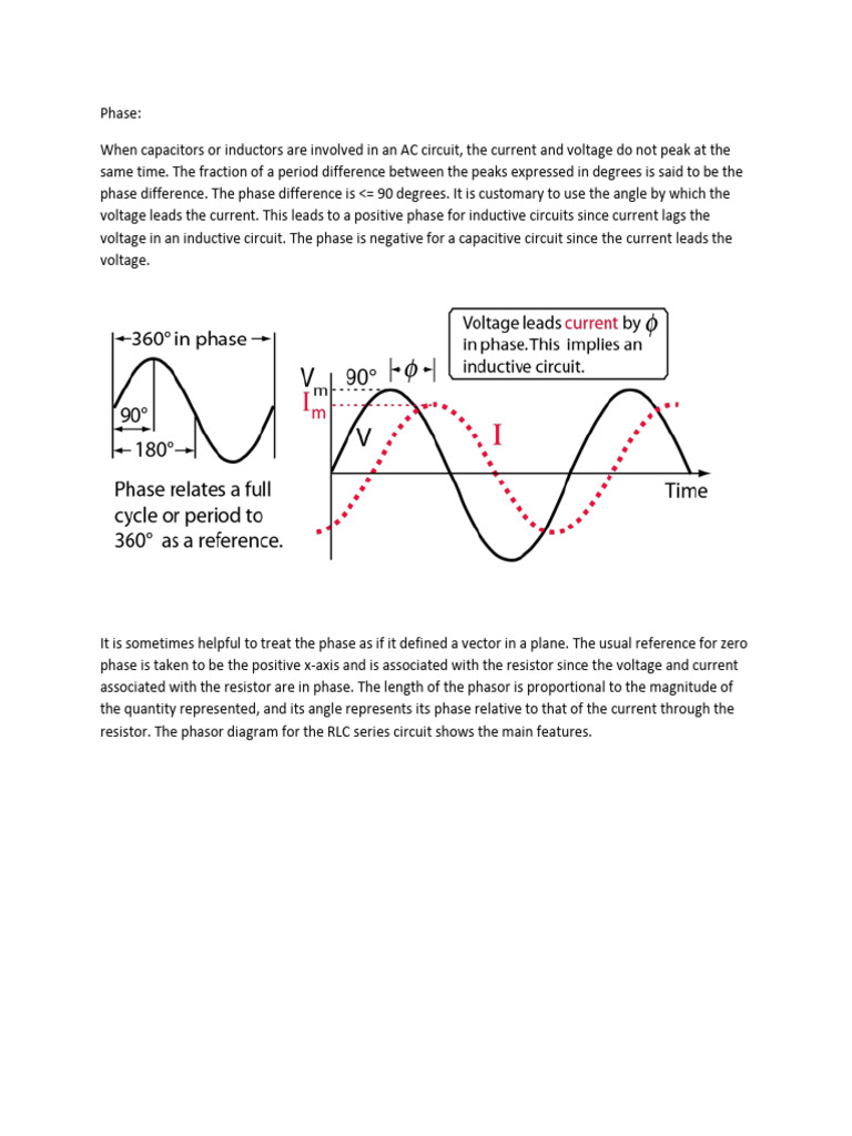3 - JEE - Physics - Alternating Current - Phase, Phase Difference ...