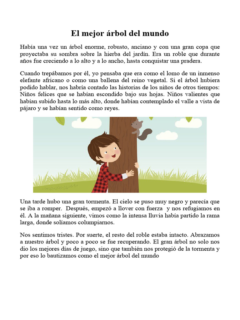 El mejor árbol: un roble inolvidable | PDF