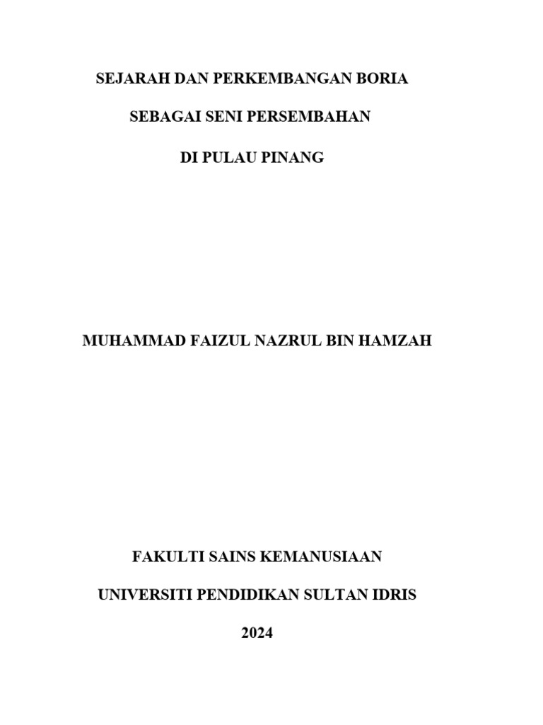 Final Full Fyp - Faizul | PDF