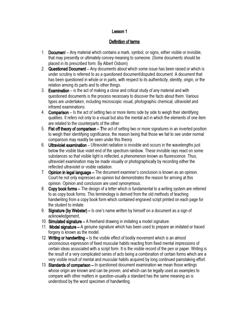 Lesson 1 | PDF | Ultraviolet | Forgery