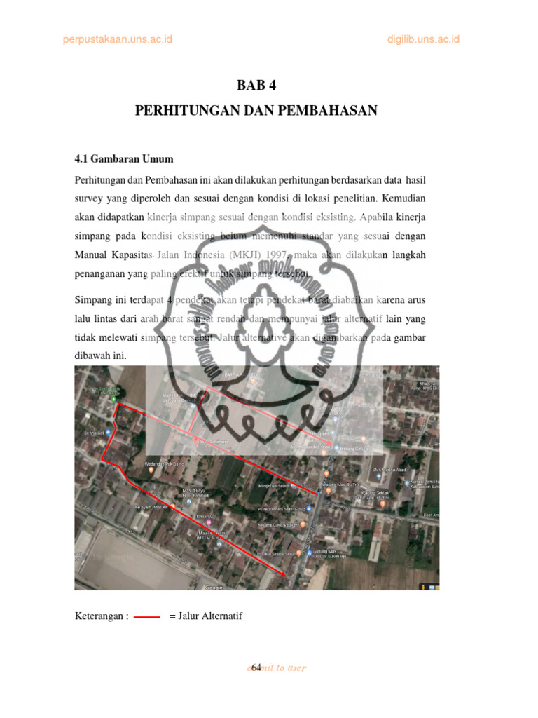 Analisis Kinerja Simpang Tiga Tak Bersinyal | PDF