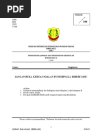 Soalan Akhir Tahun PJPK Tahun 5 | PDF