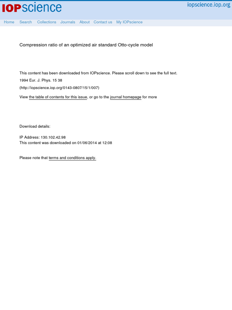 Angulo Brown1994 | PDF | Thermodynamics | Physics