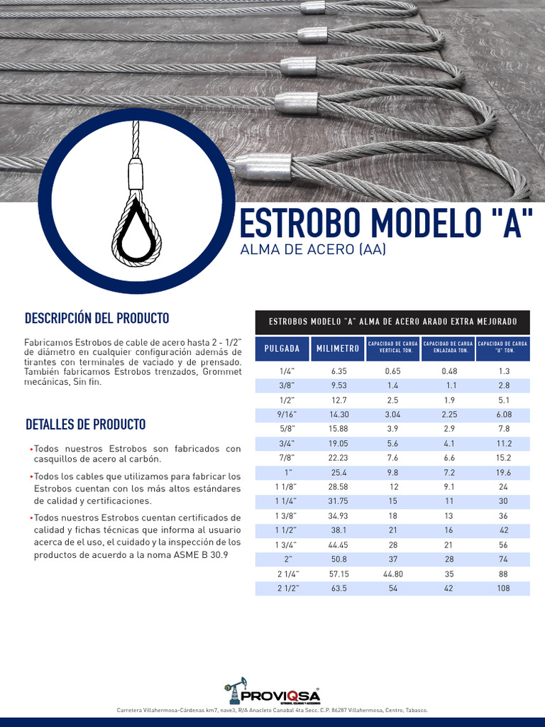 Estrobo A Proviqsa | PDF