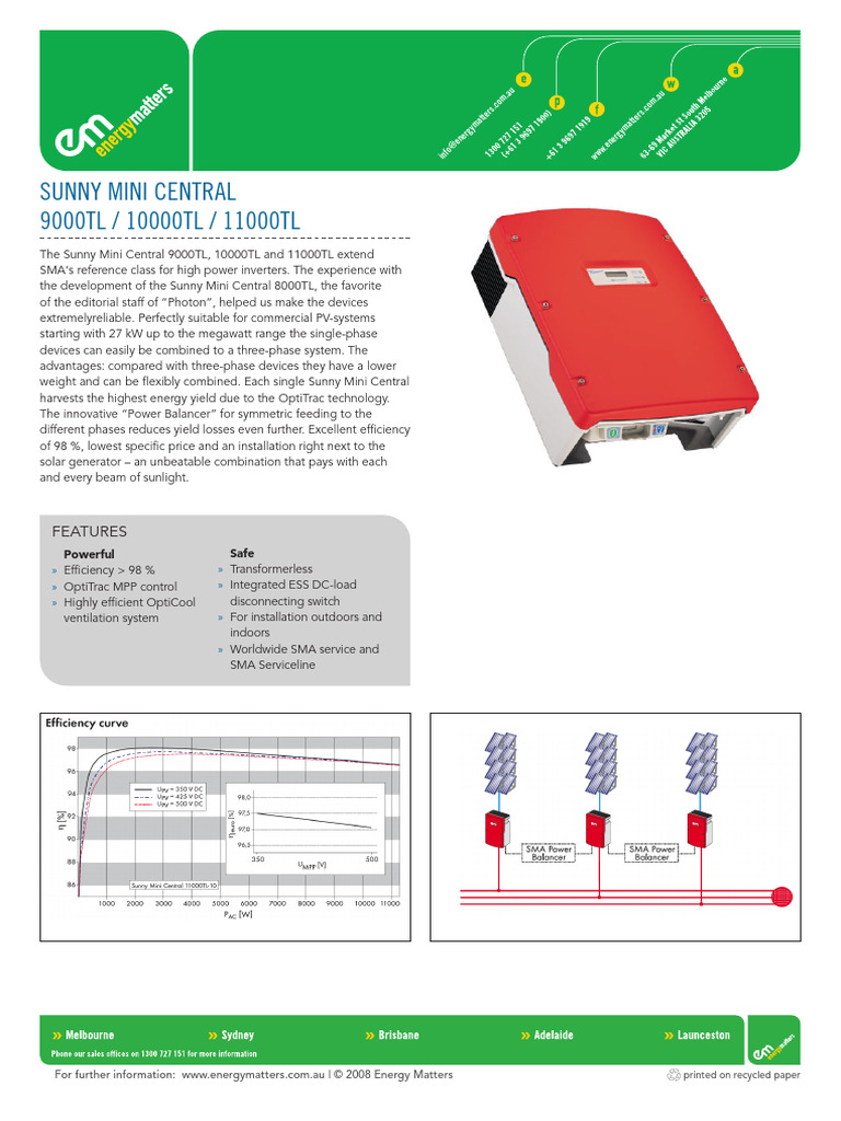 SMC - 9000TL - 10000TL - 11000TL | Download Free PDF | Mains ...