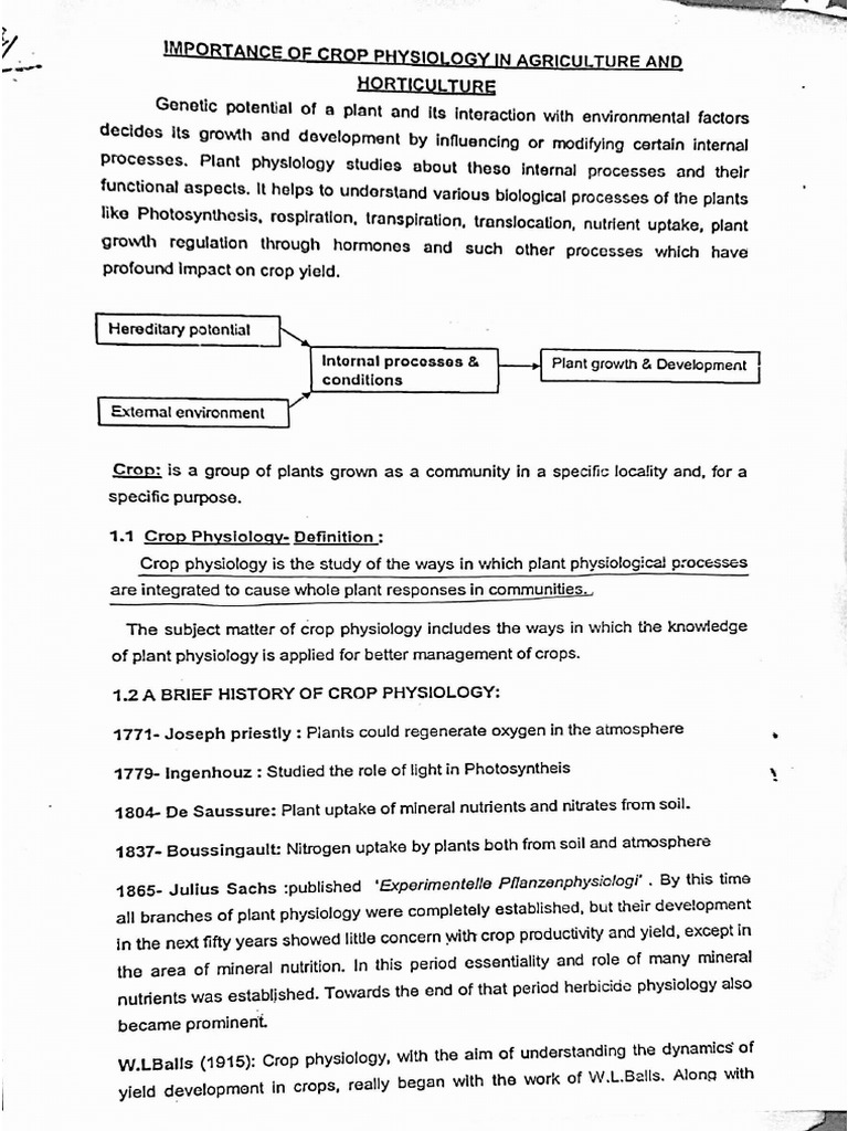 CP 121 | PDF | Plant Nutrition | Plant Physiology