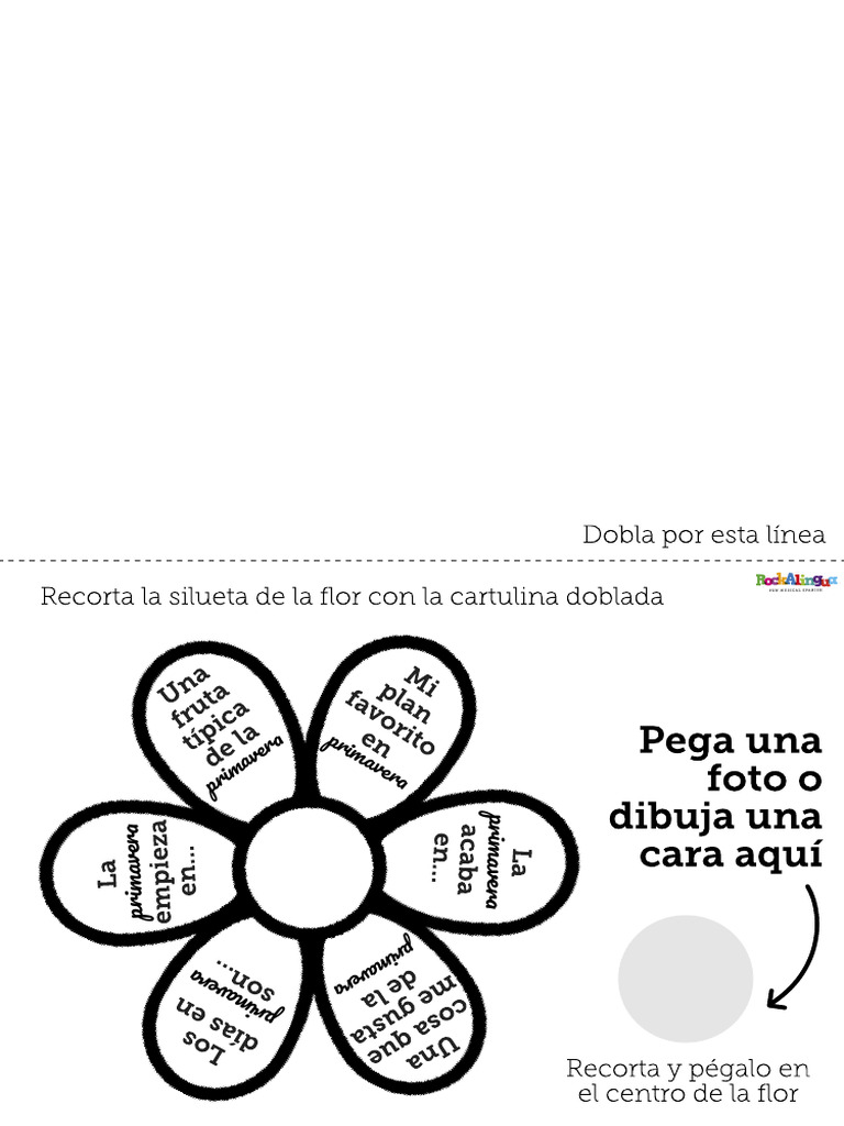 Manualidad - La Primavera (Craft Template) | PDF