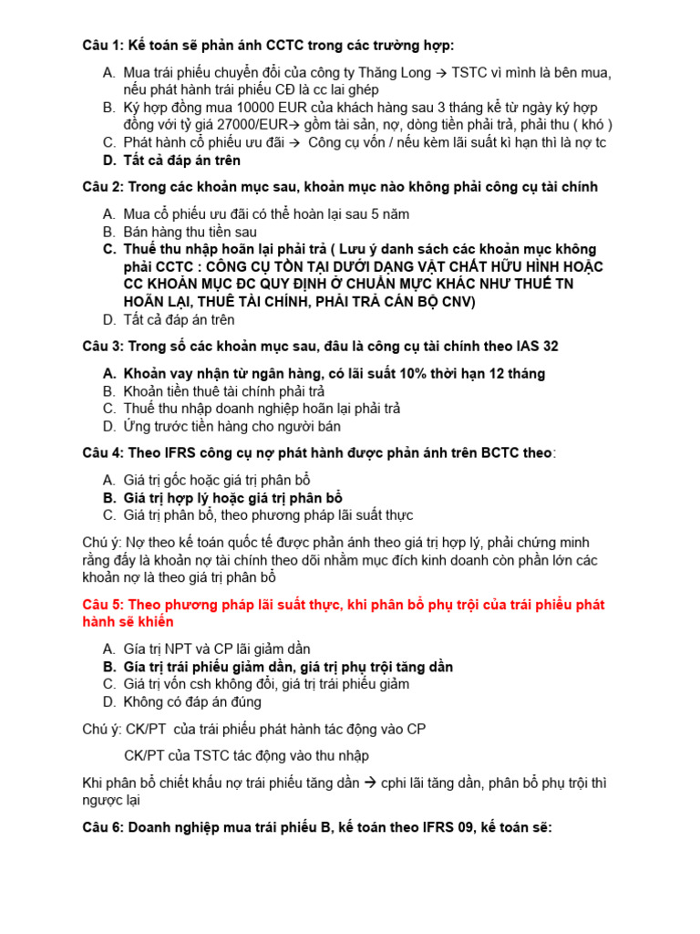 KIỂM TRA 1 KTTC3 | PDF