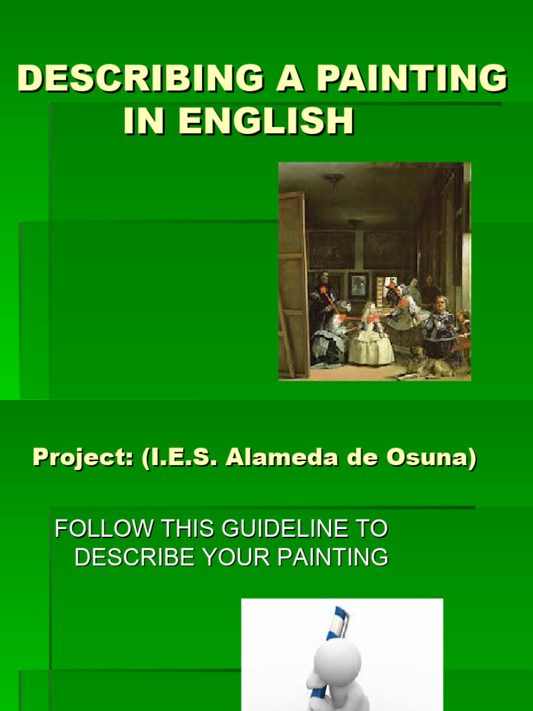 DESCRIBING A PAINTING IN ENGLISH 1 | PDF | Color | Paintings