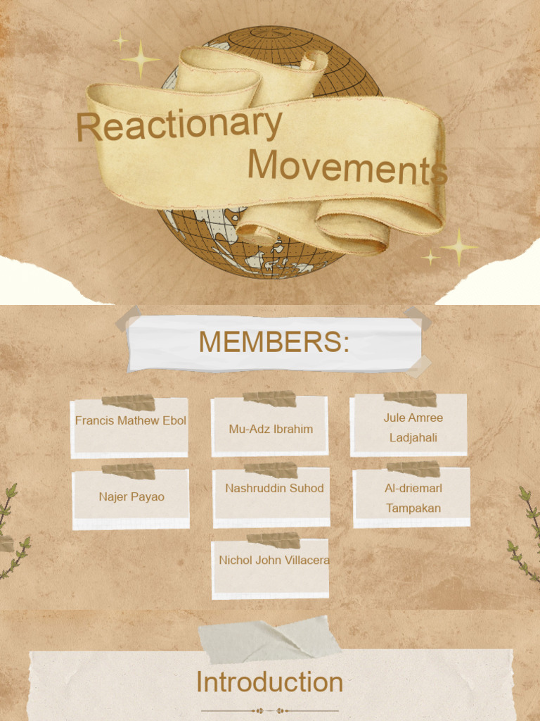 Reactionary Movement | PDF | Philippines | Political Science