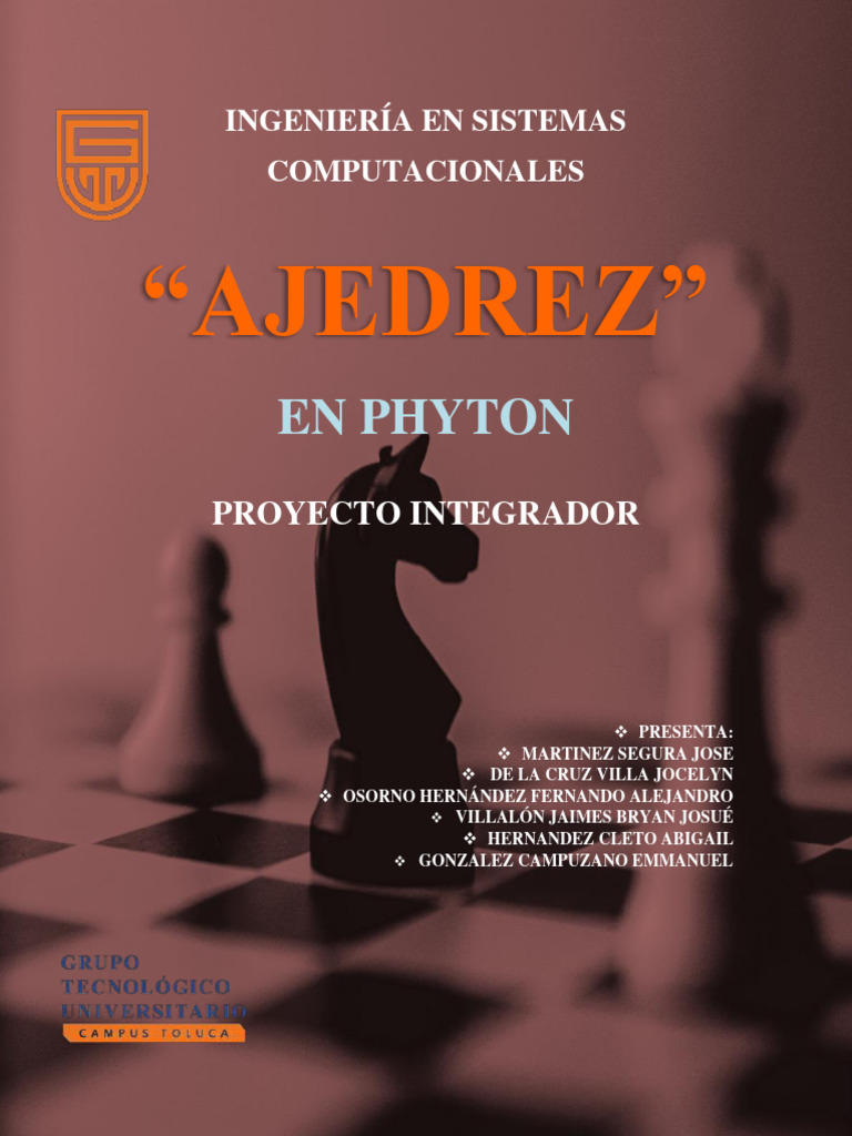 Ajedrez en Python: Proyecto Integrador | PDF | Ajedrez | Estrategia de ajedrez