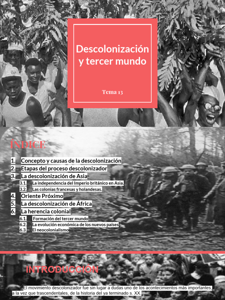 Descolonización y Tercer Mundo | PDF | Descolonización | Mahatma Gandhi