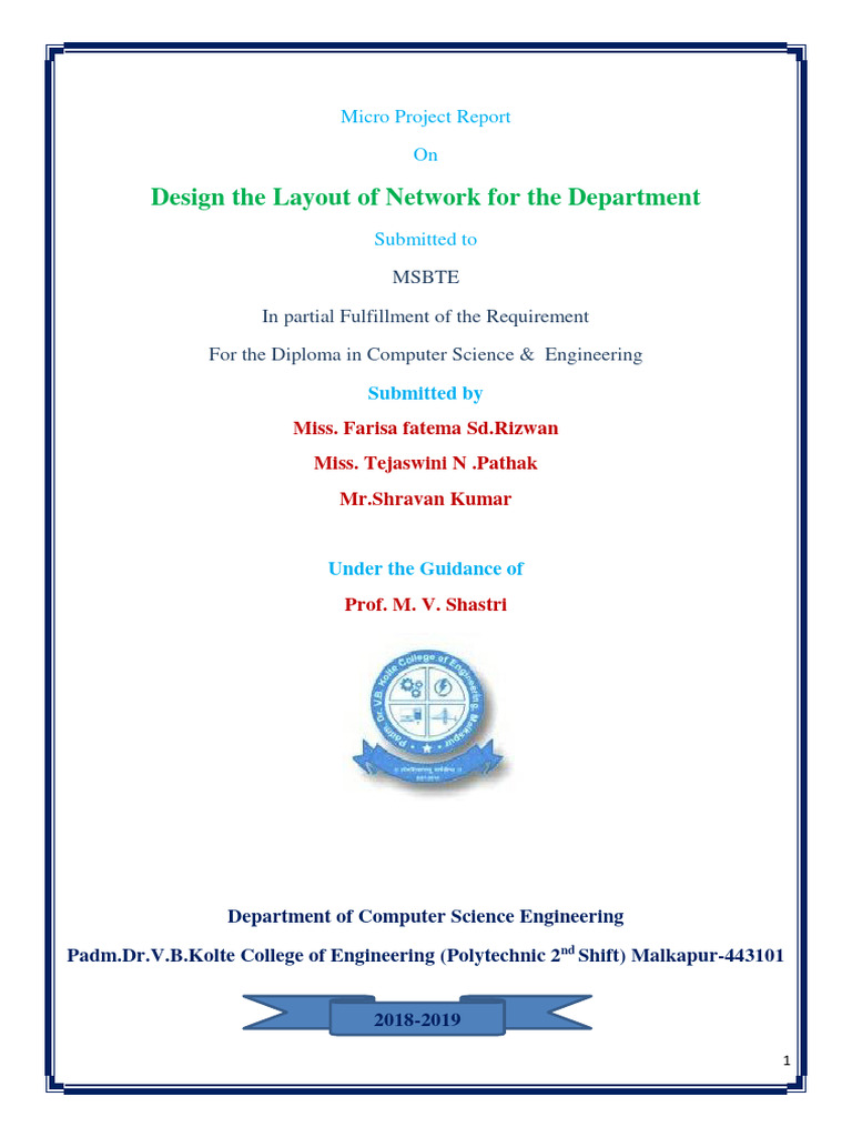 Micro Project 1 DCC - Complete - Group | Download Free PDF ...