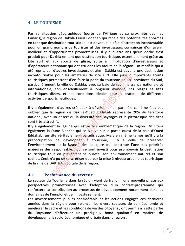 Monographie Dakhla 2018 HCP Fin 2 | PDF