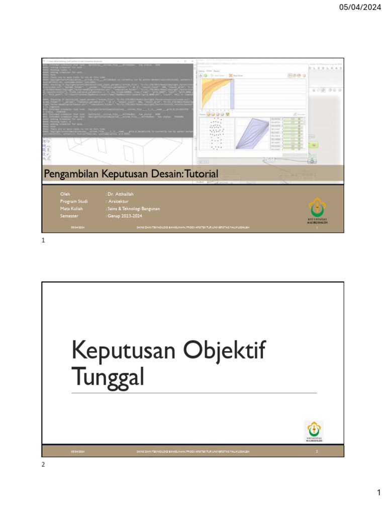 Minggu 7 Kep Desain Tunggal Tutorial | PDF | Teknologi & Rekayasa