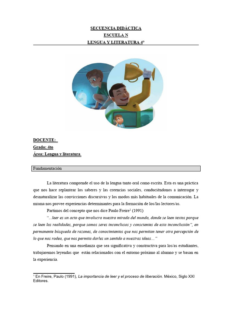 Lengua 4 - Fútbol | PDF | Evaluación | Comprensión lectora