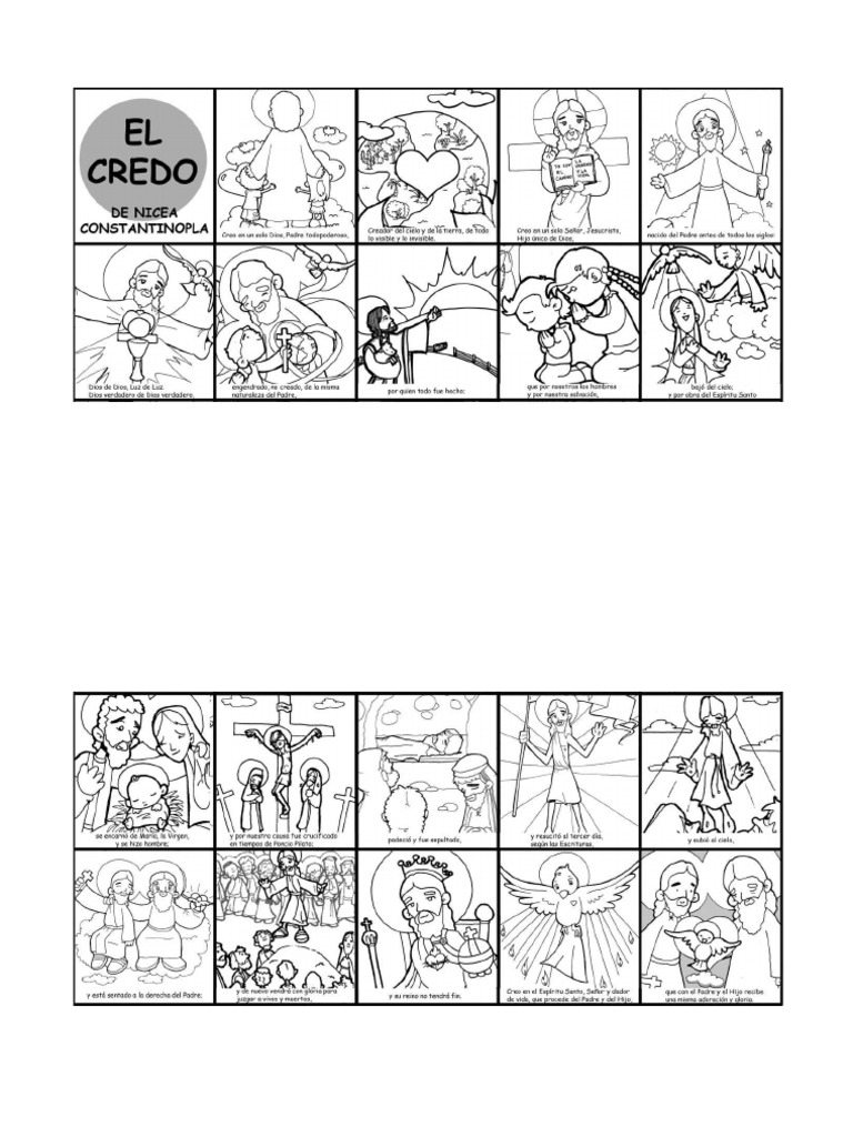 Credo para Colorear - NIÑOS | PDF