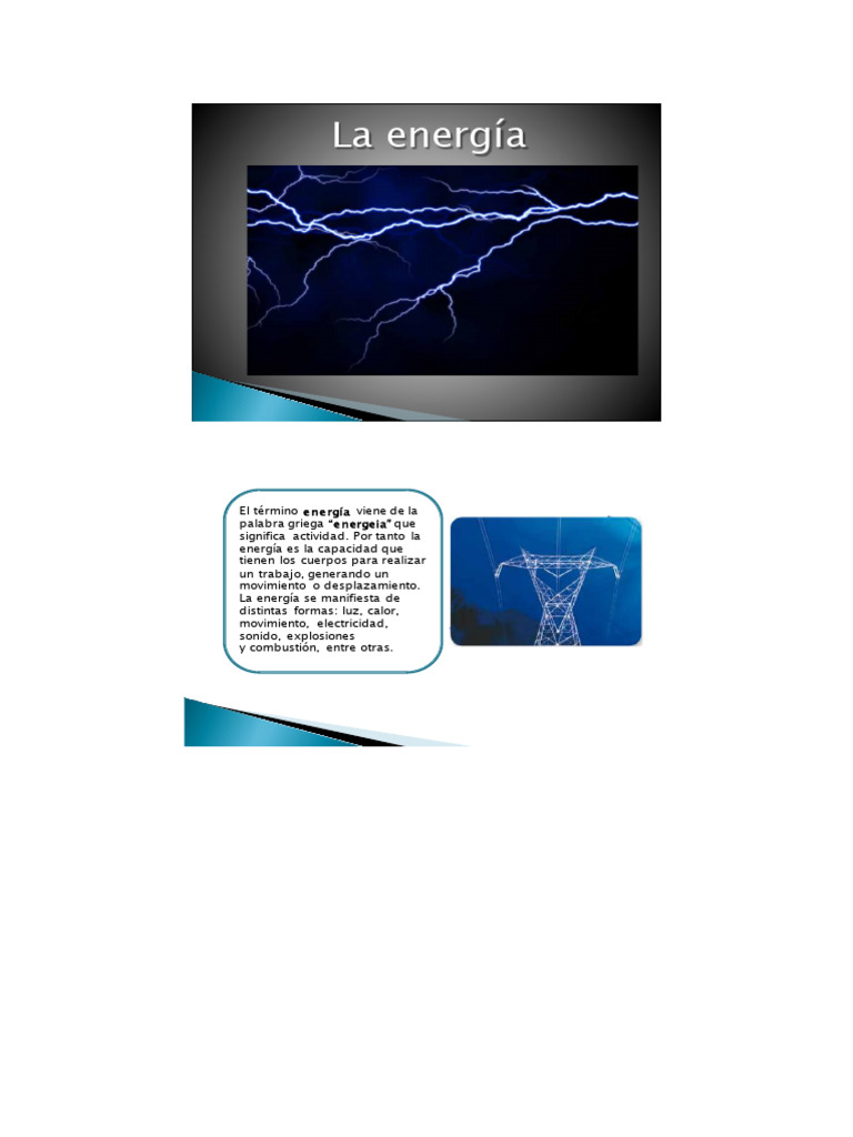 La Energia | PDF | Sonido | Calor