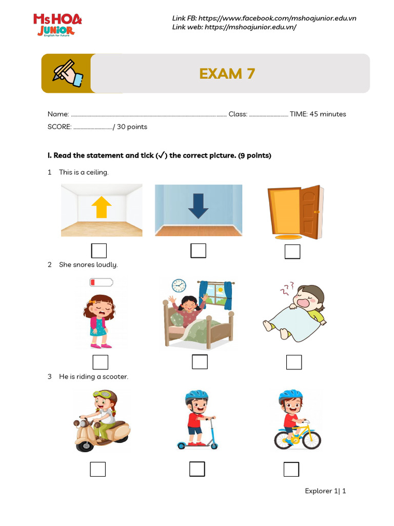 Ex1 Exam 7 | PDF