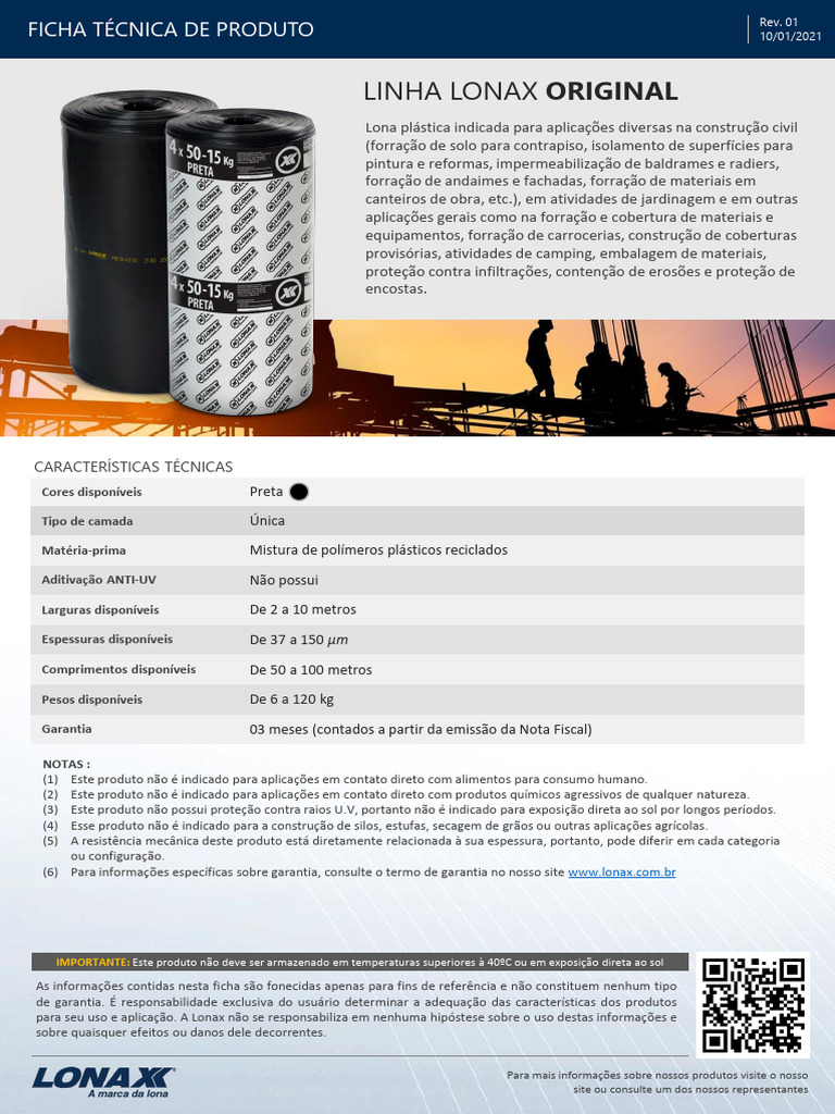 FICHA-TECNICA-ORIGINAL-REV.-01 | PDF | Sol | Materiais