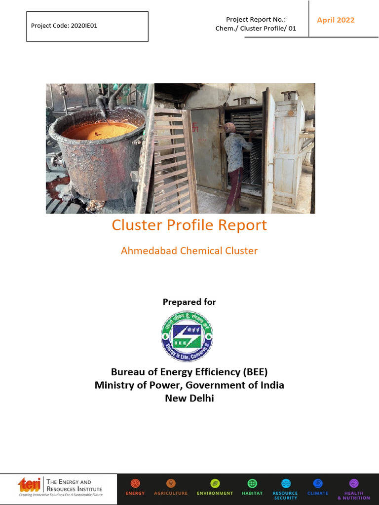 Ahmedabad Chemical Cluster | PDF | Filtration | Mill (Grinding)