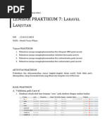 Praktikum Laravel CRUD Sederhana Mahasiswa | PDF