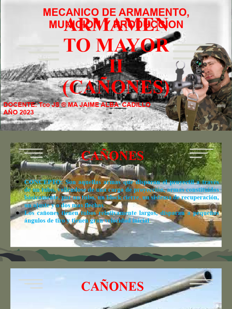 Ud Armto May II (Cañones) 1 | PDF | Cañón | Artillería