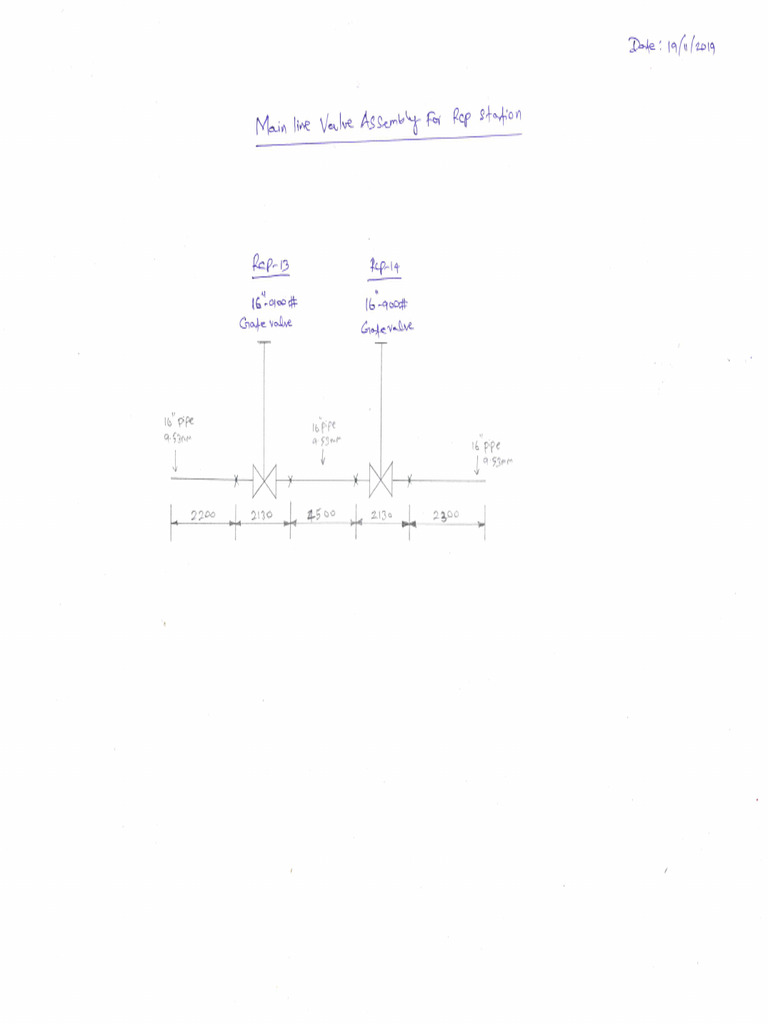 Mainline Valve Assembly For RCP Station | PDF
