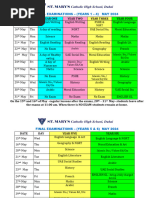 2024-2025 Term 3 Timetable - GR 4 To 9 | PDF