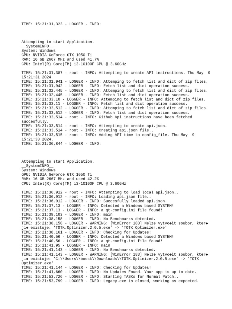 Logger | PDF | Graphics Processing Unit | X86 Architecture