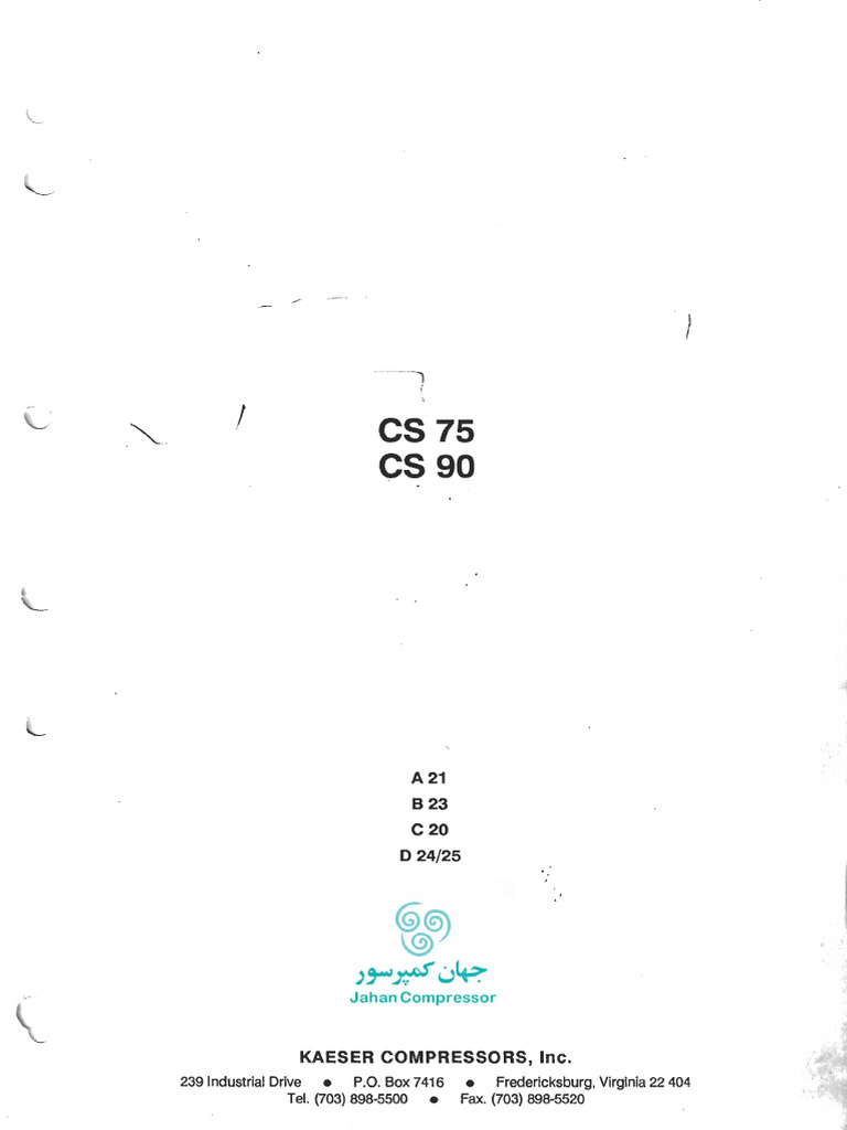 Kaeser CS75-CS90 Parts-List | PDF
