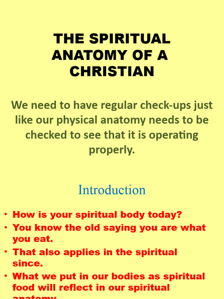 Ppanatomy of A Christian | PDF | Armor Of God | Jesus