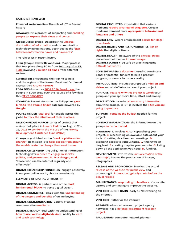 Ict Reviewer | PDF | Domain Name System | Internet