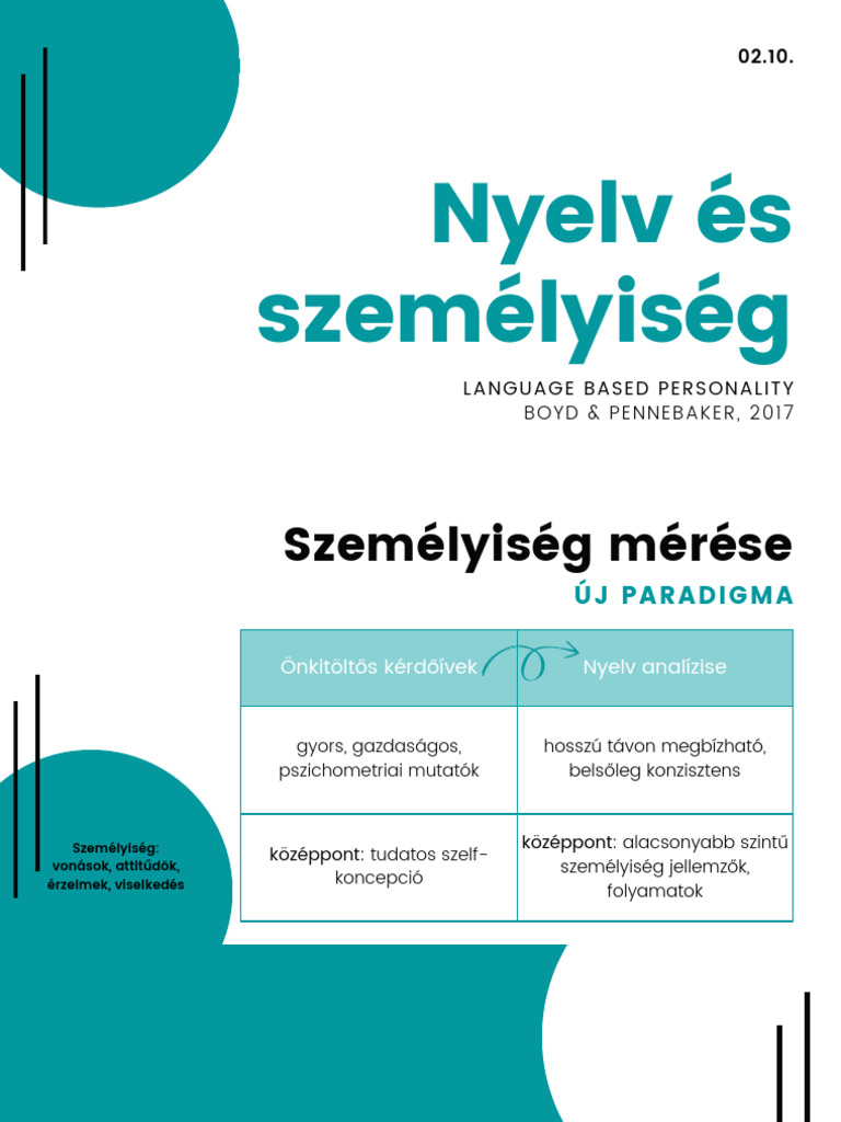 Language Based Personality | PDF