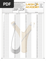 OMR Sheet Instructions | PDF | Writing Implements | Stationery