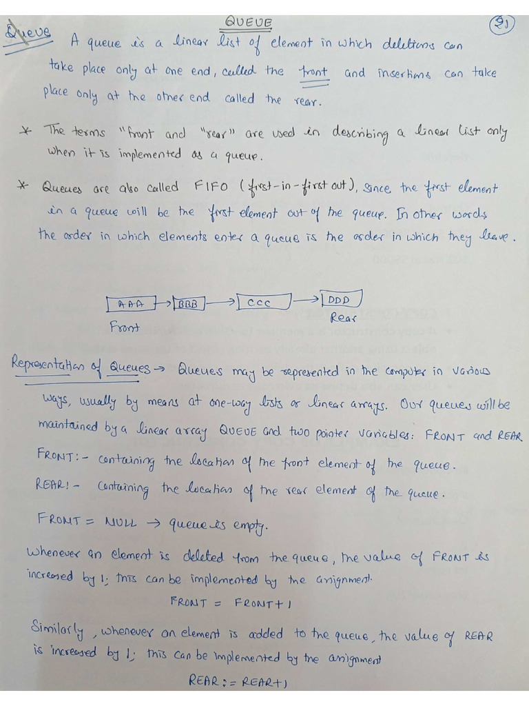 Queue Pdf