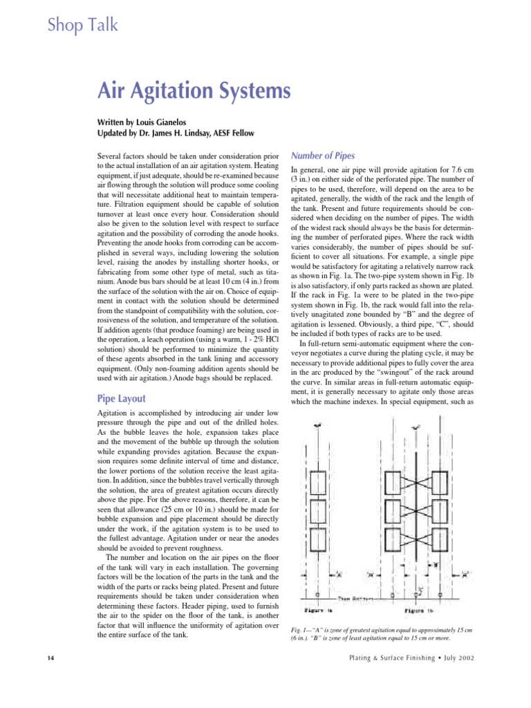 Air Agitation Systems | Download Free PDF | Pipe (Fluid Conveyance) | Drill