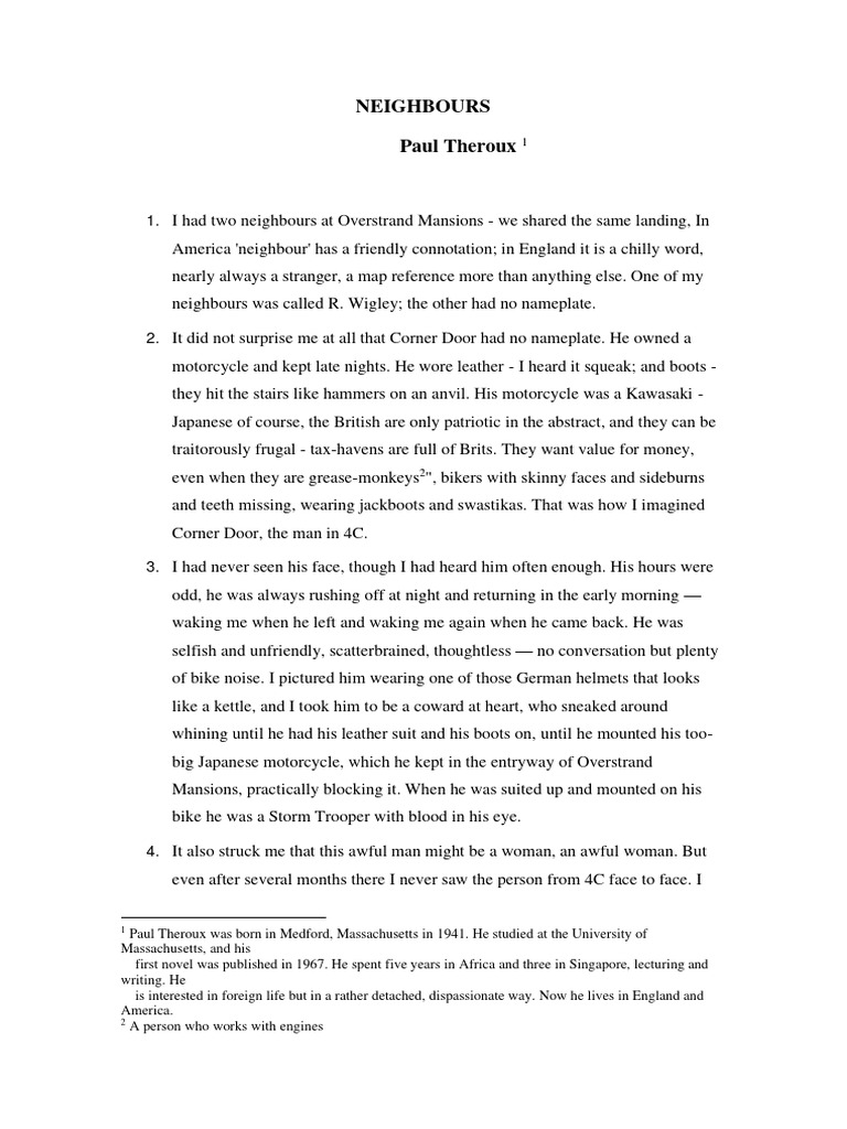 NEIGHBOURS | PDF