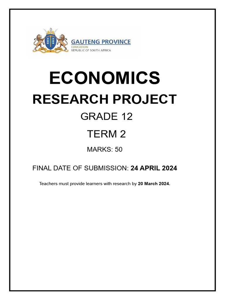 economics project T2 | PDF | Economics | Human Communication