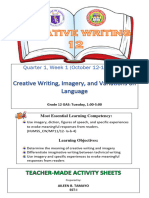 Edexcel IGCSE English Language Imaginative Writing Tasks | PDF | Home ...