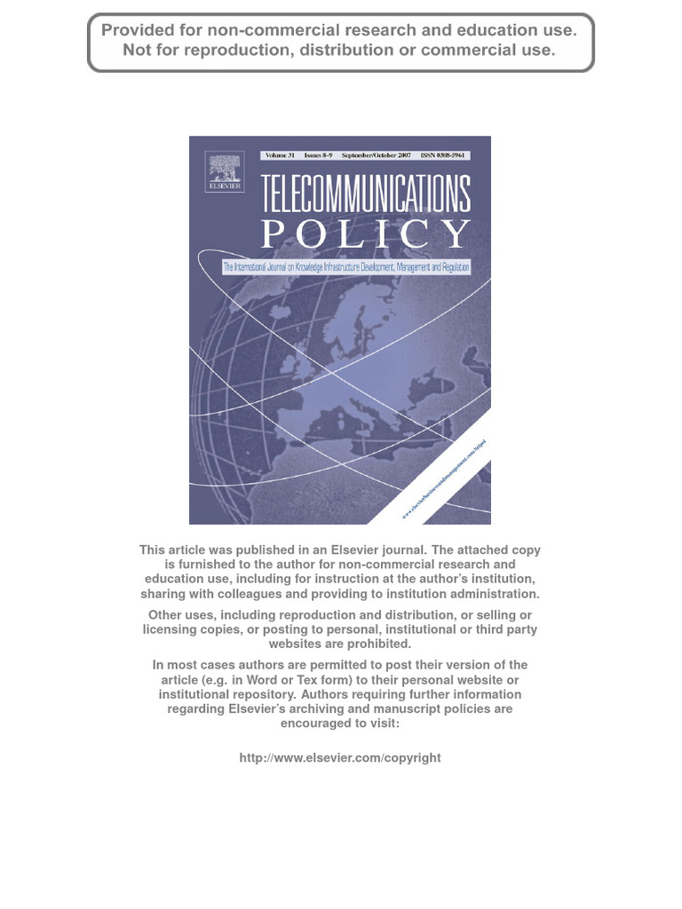 Telecommunications Reform in SA | PDF | Internet Service Provider