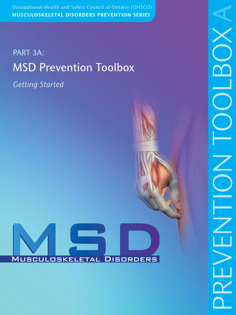 3A MSDPreventionToolboxPartA - GettingStarted | PDF | Occupational ...